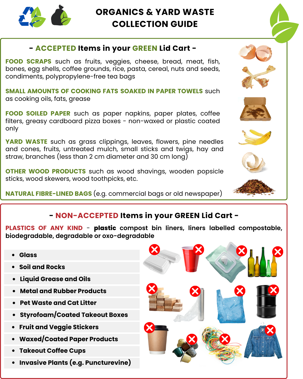 Garbage, Recycling & Organics/Yard Waste | Town of Oliver